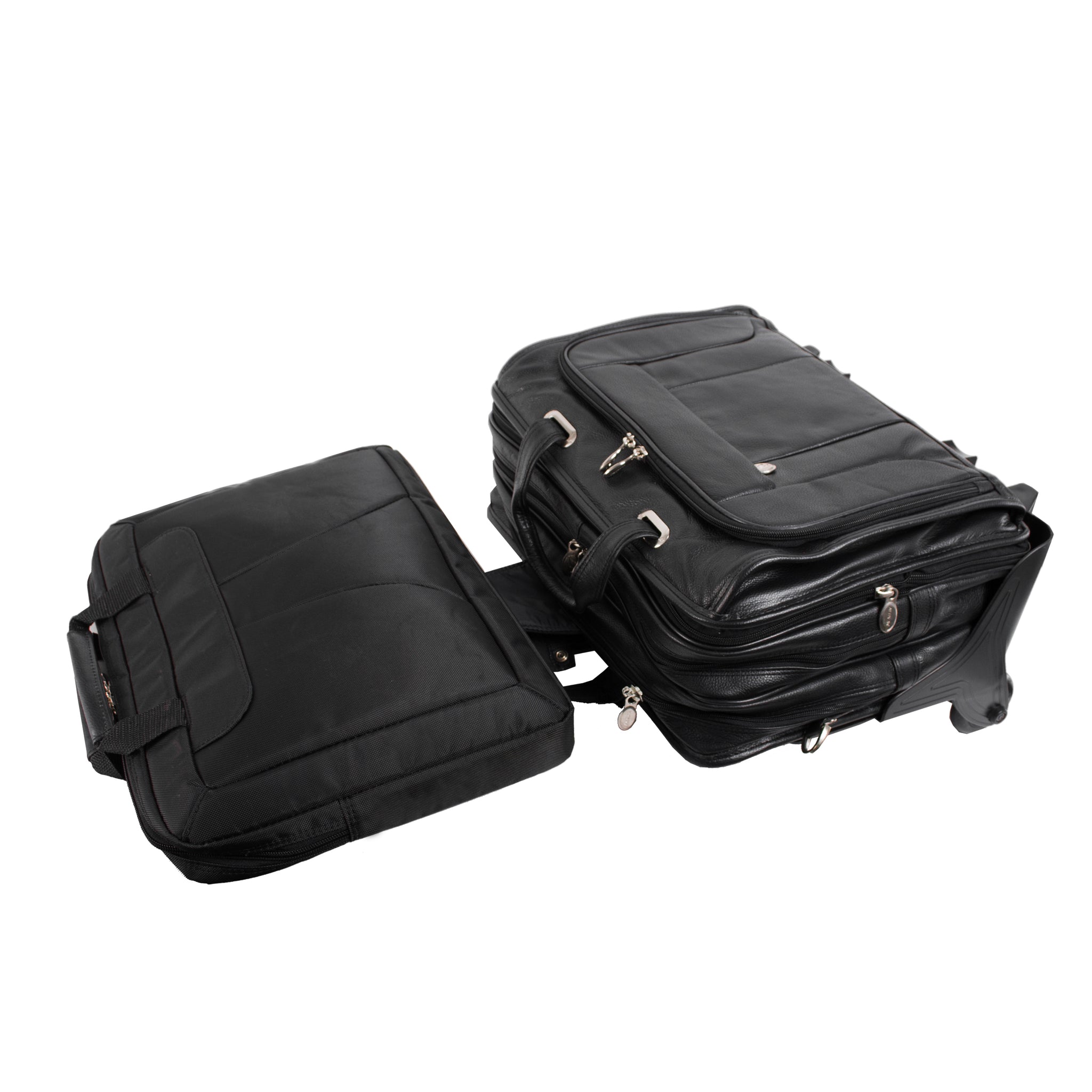 WEST TOWN | 17” Leather Detachable-Wheeled Laptop Case – McKleinUSA