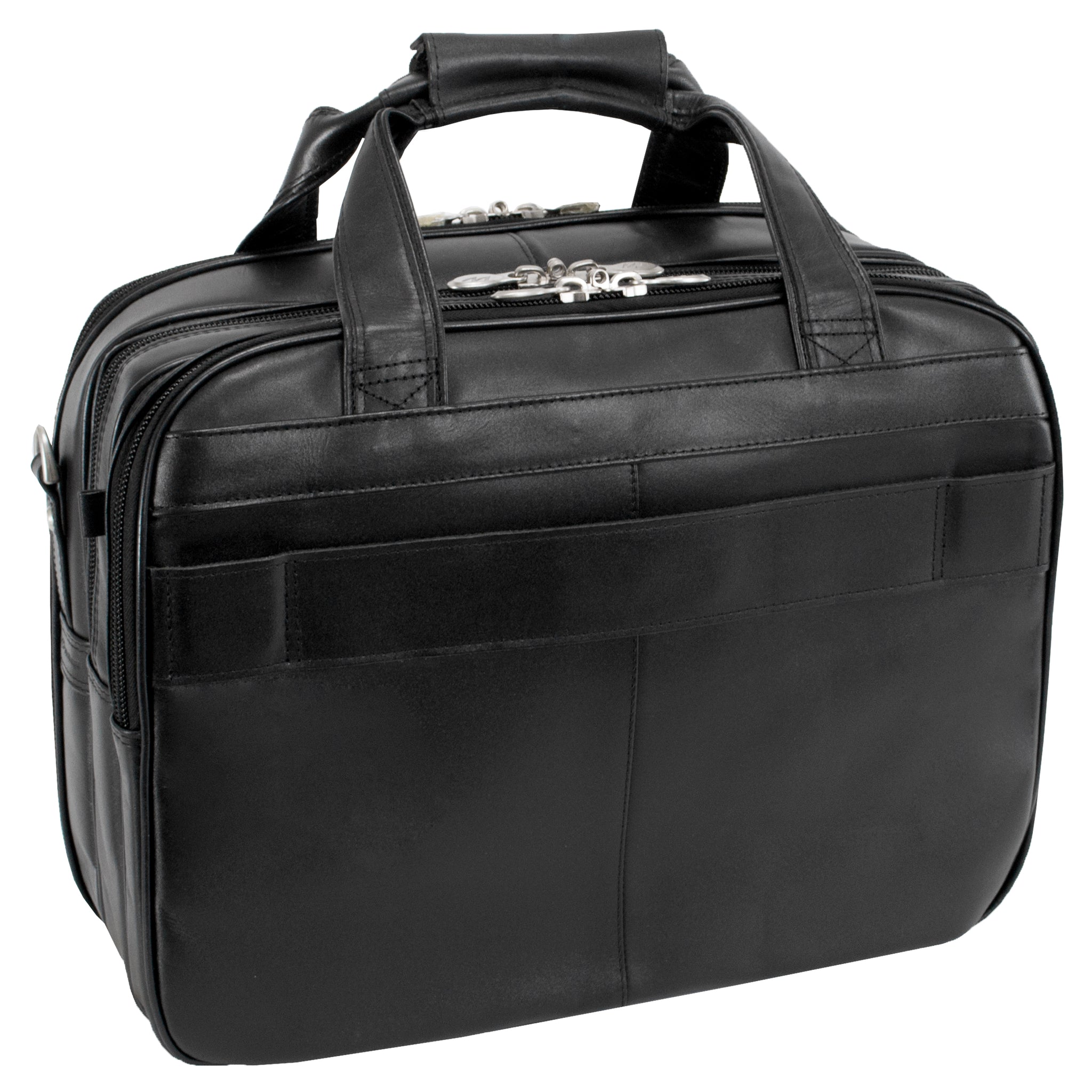 Chicago - 17" Premium Leather Detachable-Wheeled Laptop Case – McKleinUSA